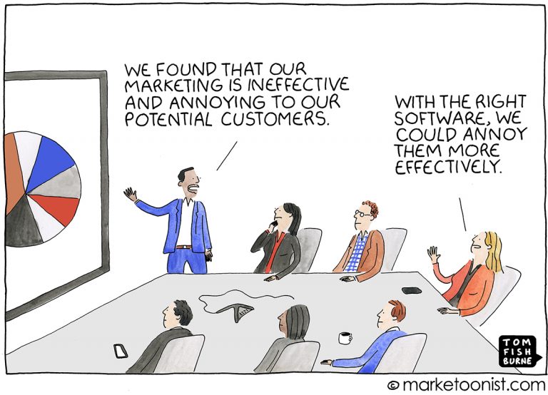 marketing effectiveness - Marketoonist | Tom Fishburne