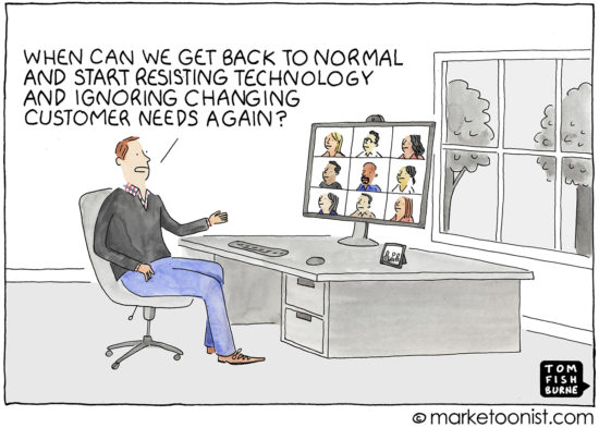 back to normal - Marketoonist | Tom Fishburne