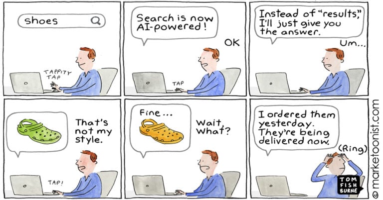 Future of Search - Marketoonist | Tom Fishburne