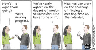 Agile Teams cartoon - Marketoonist | Tom Fishburne