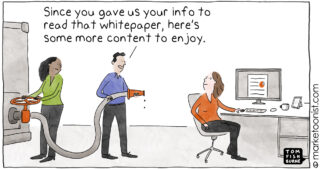Content, Content, Content cartoon - Marketoonist | Tom Fishburne